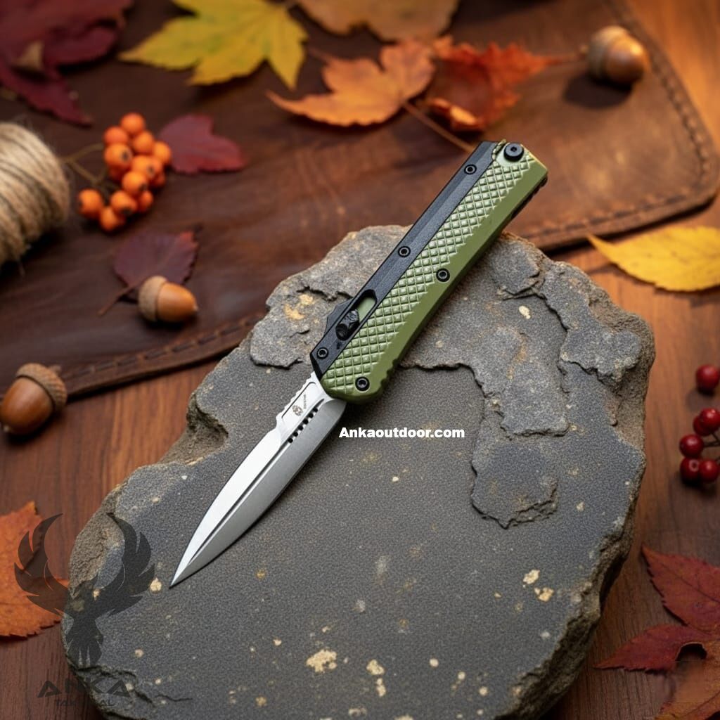 Microtech Glykon OTF Bıçak Siyah | Ankaoutdoor